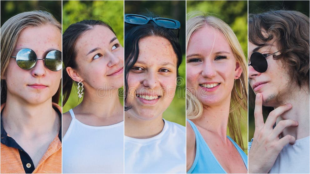 Dynamic and Engaging Photo Collage Featuring Five Diverse High School ...