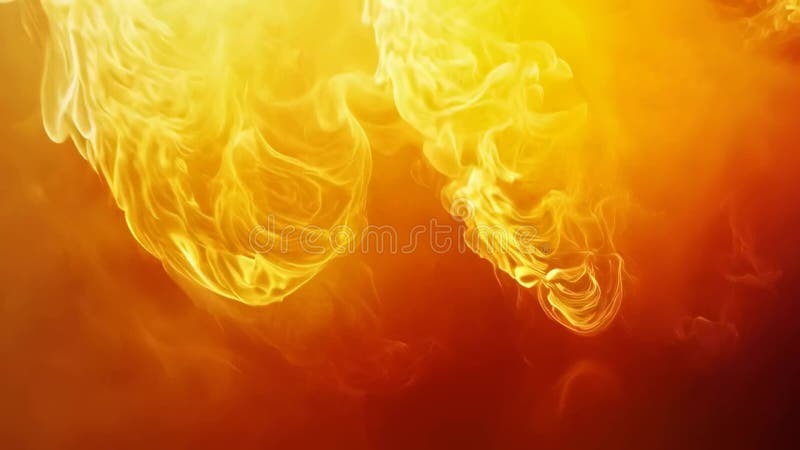 Dynamic and Ethereal Fire Patterns and Glowing Heat Effects Stock Video ...