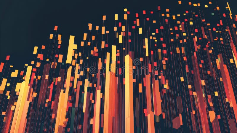 Dynamic Exploration of Color and Form in Modern Digital Technology Art ...