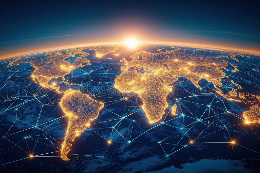 Dynamic Exploration of a Digital Global Network Showcasing ...