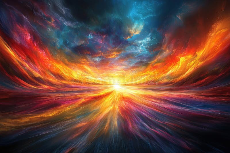 A Dynamic Explosion Background Filled with Vibrant Colors Depicting ...