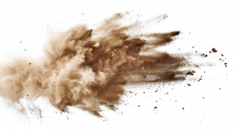 Dynamic Explosion of Dust and Debris - Generative AI Stock Image ...