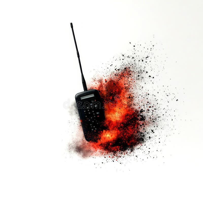 A Dynamic Explosion of Colors and Textures Surrounding a Communication ...