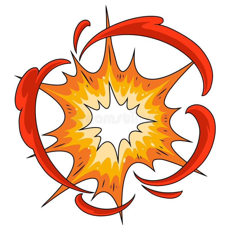 Vibrant Explosion Graphic with Effects Stock Illustration ...