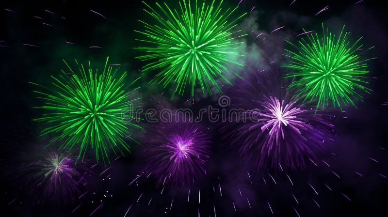 Lime Green Fireworks