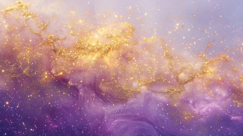 Dynamic Explosion of Pink and Blue Particles Creating a Cosmic Energy ...