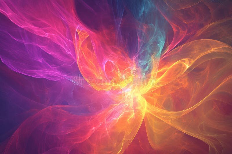 Dynamic Explosion of Vibrant Colors with Ample Space for Text and ...