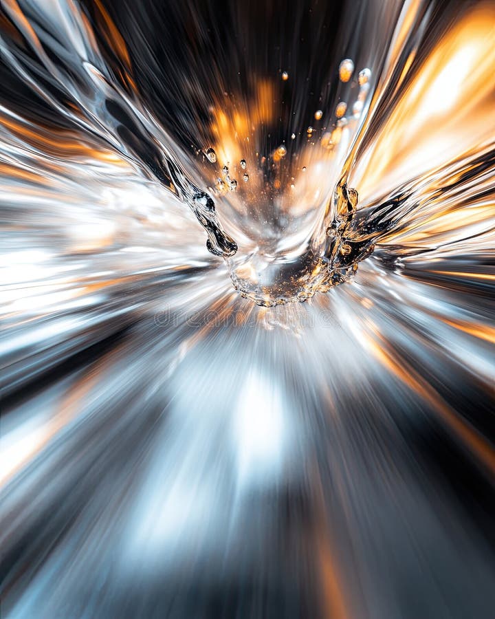 Dynamic Ferrofluid Responding To Magnetic Forces, Showcasing Intricate ...