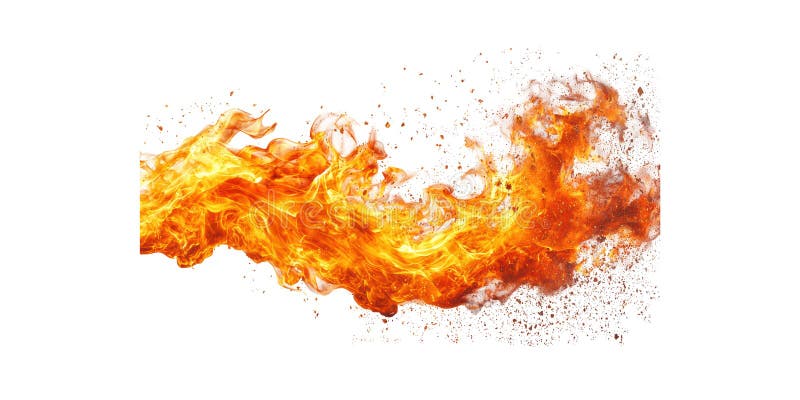 Dynamic Fiery Explosion. Energy and Power Concept in Abstract Flame ...