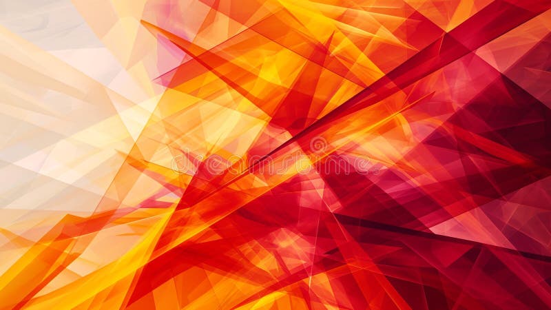 Dynamic Fiery Red and Orange Geometric Shapes with Gradients Stock ...