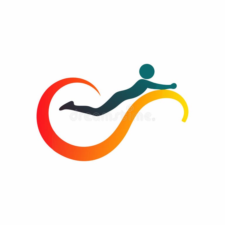 Dynamic Figure on Swirling Shape for Flow, Energy, or Abstract Concepts ...