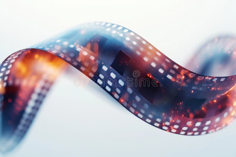 Dynamic Film Strip Motion Creative Studio Abstract Visuals Modern ...