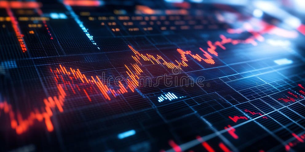 Dynamic Financial Market Visualization with Line Graphs and Data ...
