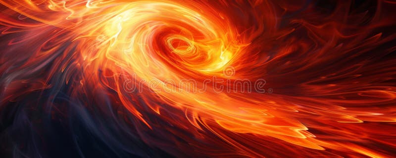 A Dynamic Fire Background with Flames Swirling in a Vortex, Creating a ...