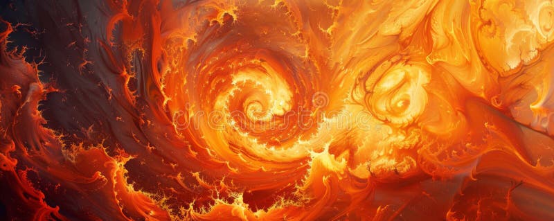 A Dynamic Fire Background with Flames Swirling in a Vortex, Creating a ...