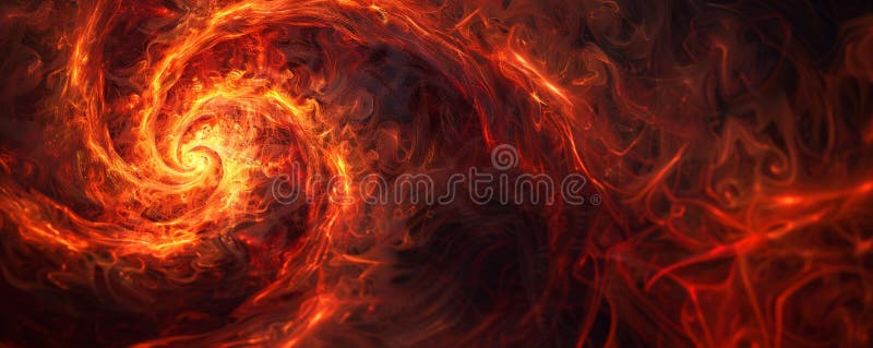 A Dynamic Fire Background with Flames Swirling in a Vortex, Creating a ...