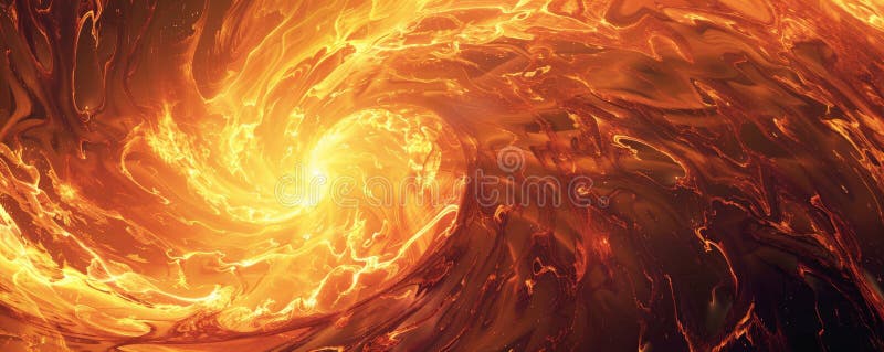 A Dynamic Fire Background with Flames Swirling in a Vortex, Creating a ...