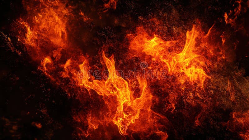 Dynamic Fire Flames Motion Texture for Abstract Art Inspiration and ...