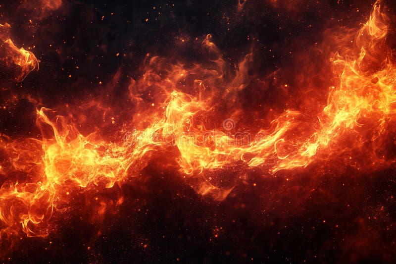 Dynamic Fire-inspired Background with Deep Red and Orange Flames and ...