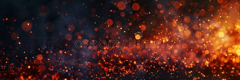 A Dynamic Fire Particle Explosion Background Captivates with Bright ...