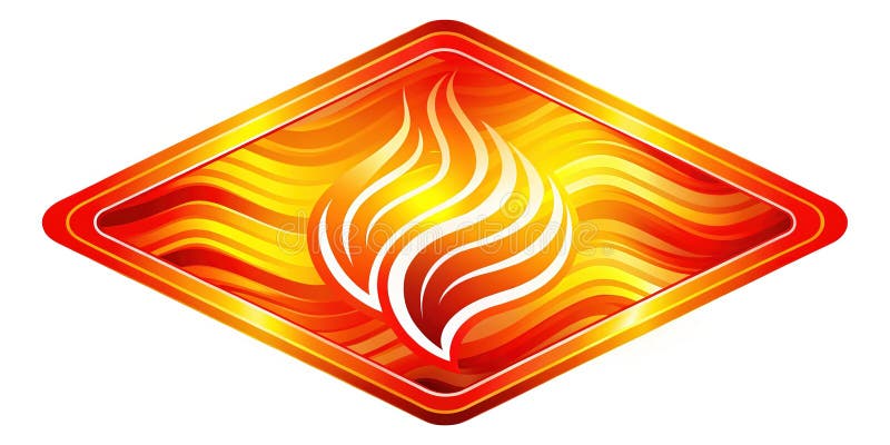 Dynamic Fire Safety Poster Abstract Wavy Lines for Enhanced Visual ...