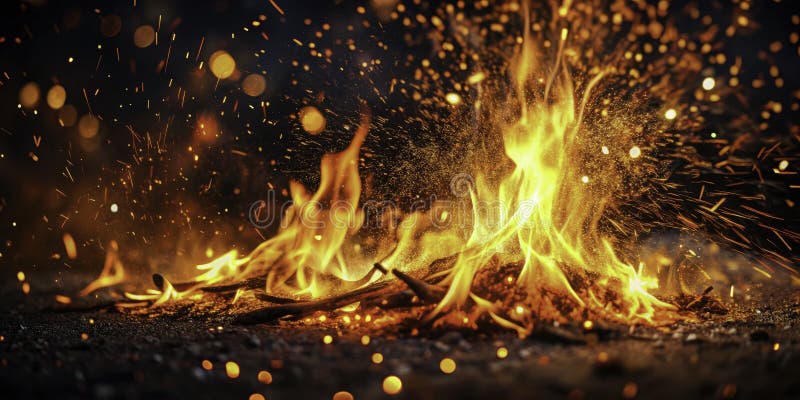 Dynamic Fire Sparks and Smoke Texture Realistic Fire Effects for Visual ...