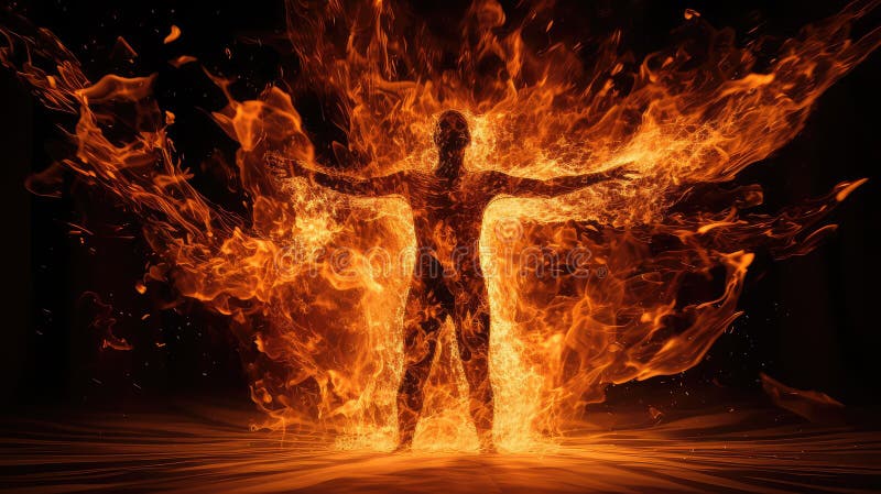 Dynamic fire splatter stock illustration. Illustration of motion ...