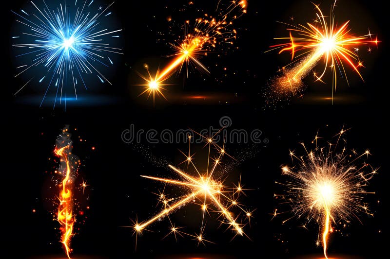 Dynamic Fireworks Display for Celebrations and Festive Design ...