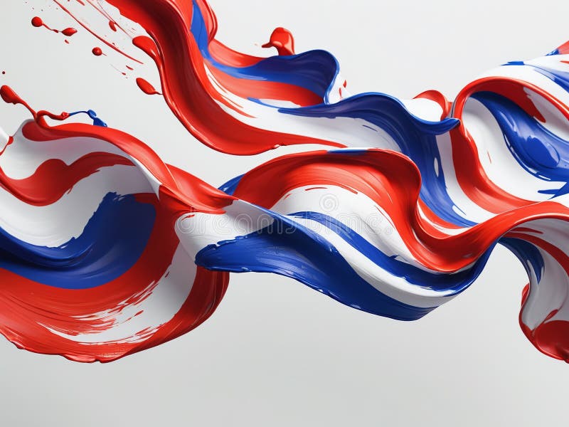 Dynamic Flag Brushstroke Graphic Design Element for Branding Web Design ...