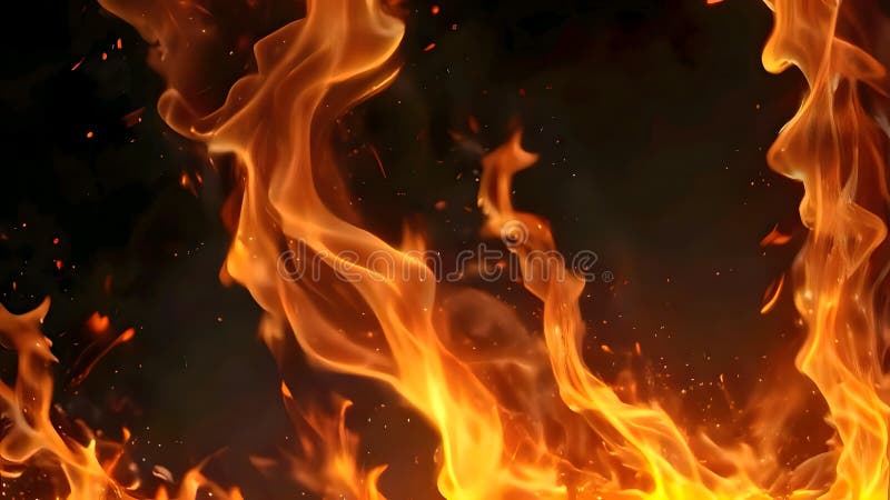Dynamic Flames: AI-Generated Abstract Fire Artwork for Creative ...