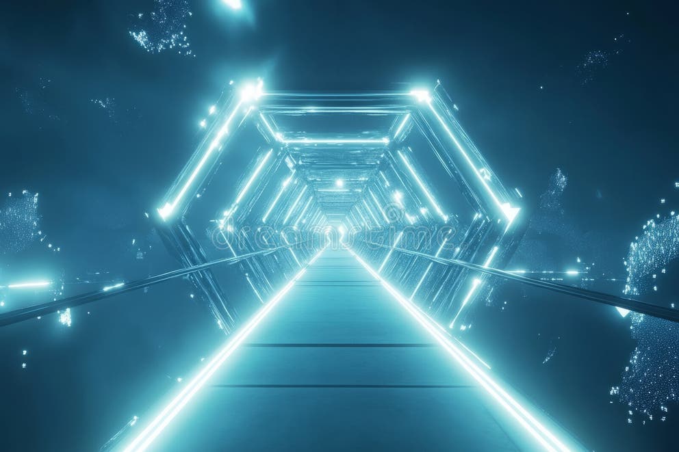 A Dynamic Floating Hexagonal Bridge Stretching into an Endless ...