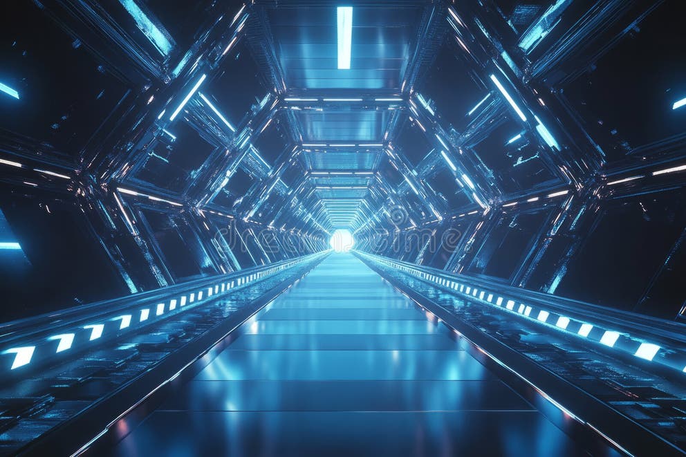 A Dynamic Floating Hexagonal Bridge Stretching into an Endless ...