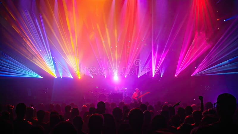 Dynamic flood lighting stock illustration. Illustration of experience ...