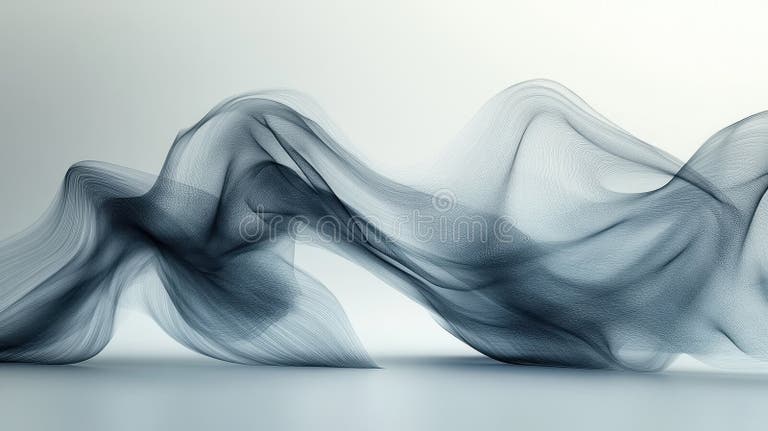 Dynamic Flow of Abstract Waves in Grayscale, Showcasing Intricate ...