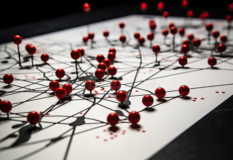 Dynamic Flow Chart for Business and Corporate Concepts. Stock ...