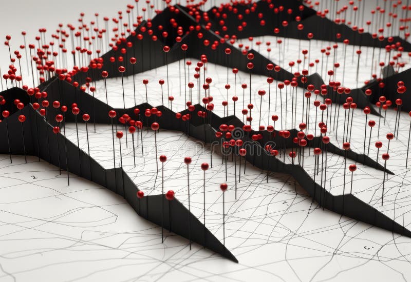 Dynamic Flow Diagram for Business and Corporate Concepts. Stock ...