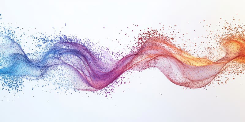 Dynamic Flow of Digital Data Visualization in Abstract Style for Creative Projects and ...