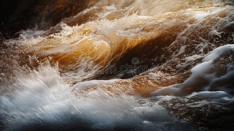 A Dynamic Flow of Water Captured in this Striking Image. the Swirling ...
