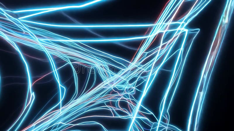 Dynamic Flowing Energy Streaks Background Animation Stock Footage ...