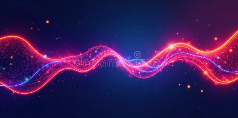 Dynamic Flowing Lines Forming a Time Outline Vector , Graphics ...