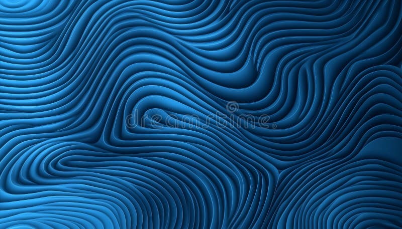 Dynamic Flowing Mesh in Aqua Color Scheme, Futuristic Grid Surface ...