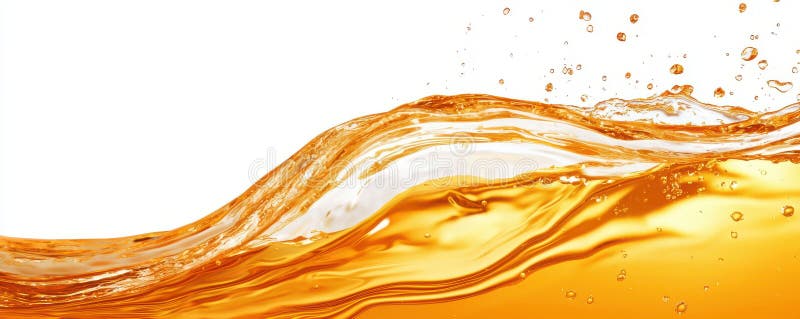 Dynamic Flowing Oil Wave on Smooth Surface Stock Photo - Image of ...