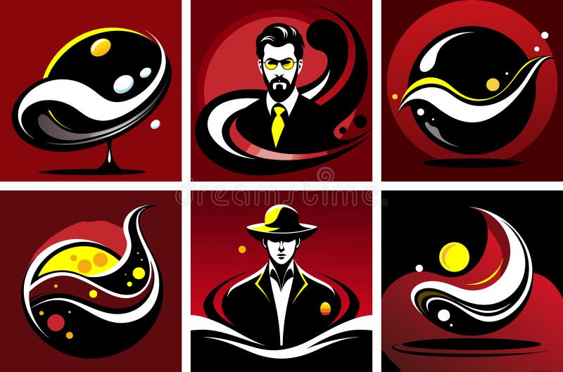 Dynamic Fluid Abstract Design Featuring Irregular Amoeba Shape and ...