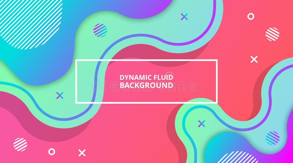 Dynamic Fluid Gradient Background Liquid Shape Composition Stock ...