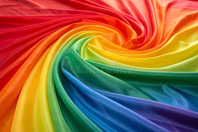 Rainbow Gradient Abstract Fluid Background Stock Illustration ...