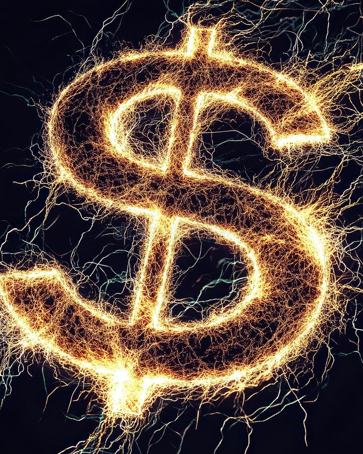 Dynamic and Fluid Representation of the Dollar Sign in Modern Artistic ...