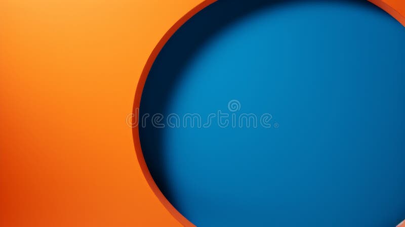 Dynamic Focal Point: a Dynamic Composition of Orange Background with a ...