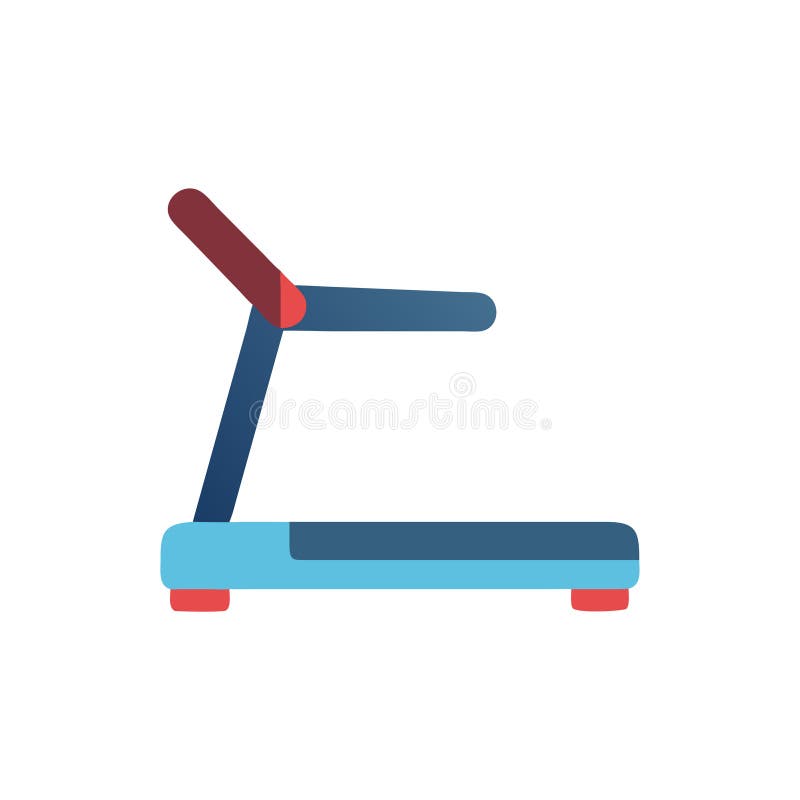 Dynamic Foldable Treadmill Icon for Workouts Stock Illustration ...