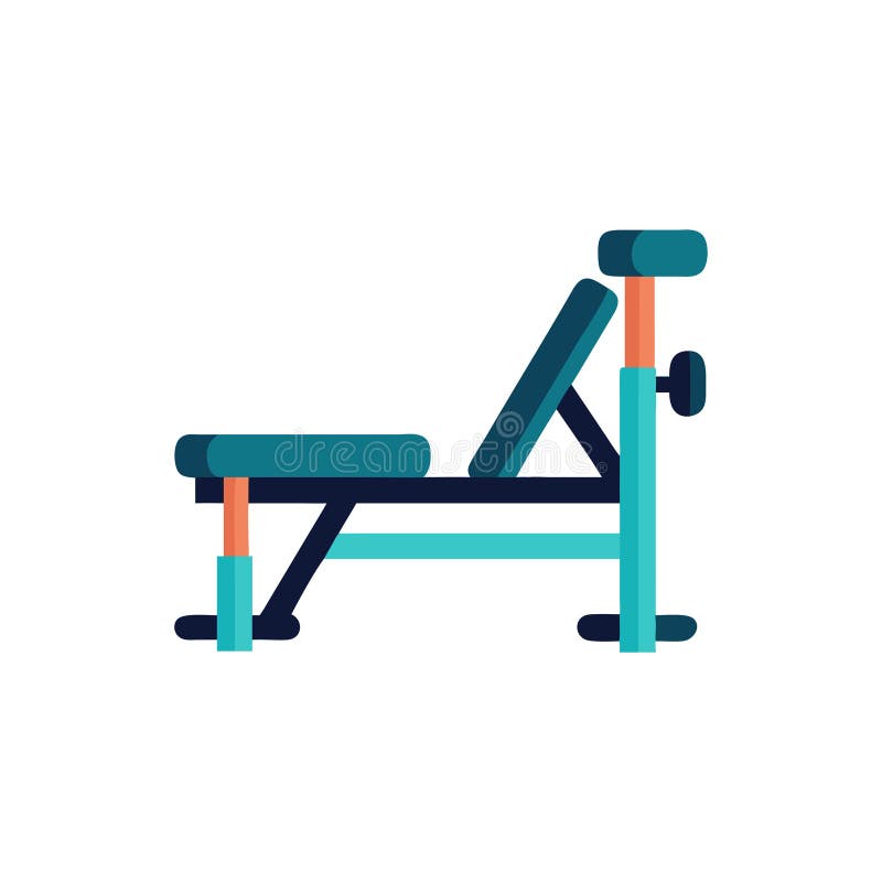 Dynamic Folding Weight Bench Icon for Workouts Stock Image ...
