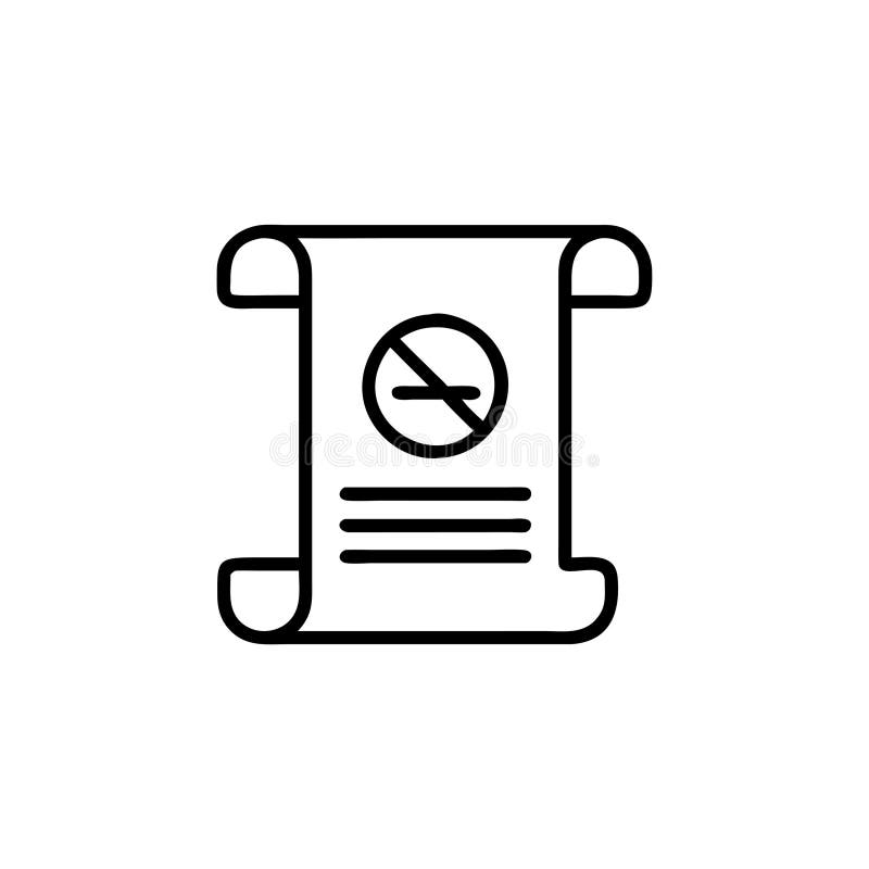 Dynamic Forbidden Scroll Icon Stock Illustrations – 2 Dynamic Forbidden ...